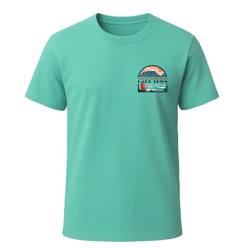 Table Mountain Beach Print | T-Shirt | Table Mountain Shop